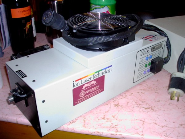 Ion Laser Tech ILT 5500 ASL argon ion laser | Scientific Lasers | Laser ...